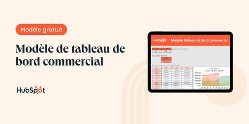 Modèle de tableau de bord commercial : un visuel simple, synthétique et ... Modèle de tableau de bord commercial : un visuel simple, synthétique et ...